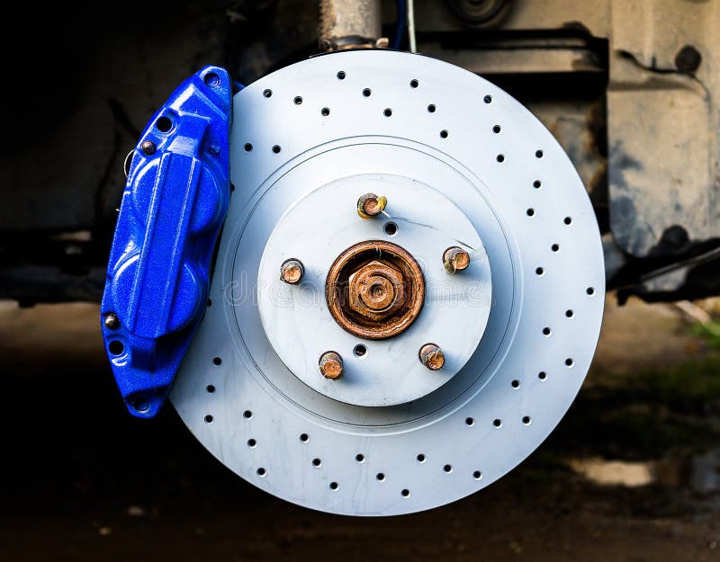 Brake caliper and disk stock photo. Image of vehicle - 96118446