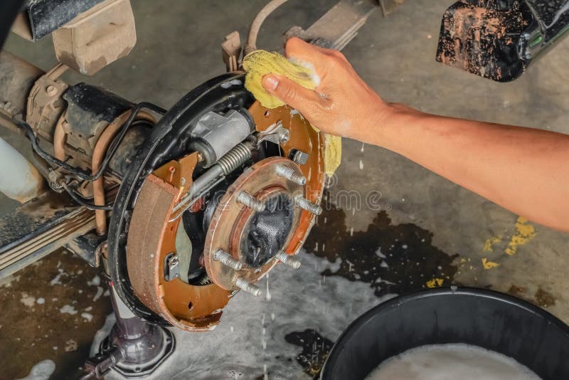 Brake cleaner stock photo. Image of closeup, equipment - 77256906