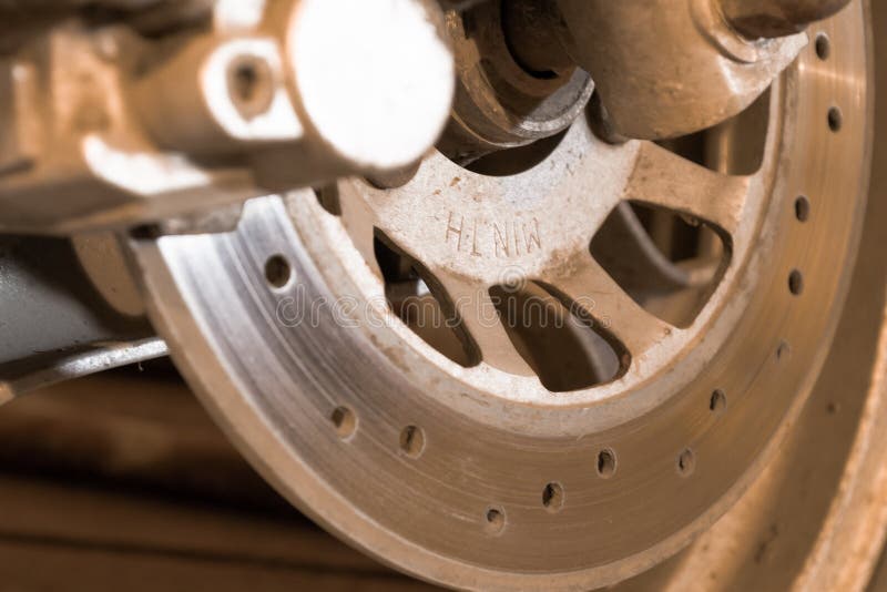 Brake disc stock image. Image of disk, rider, metal - 197687925