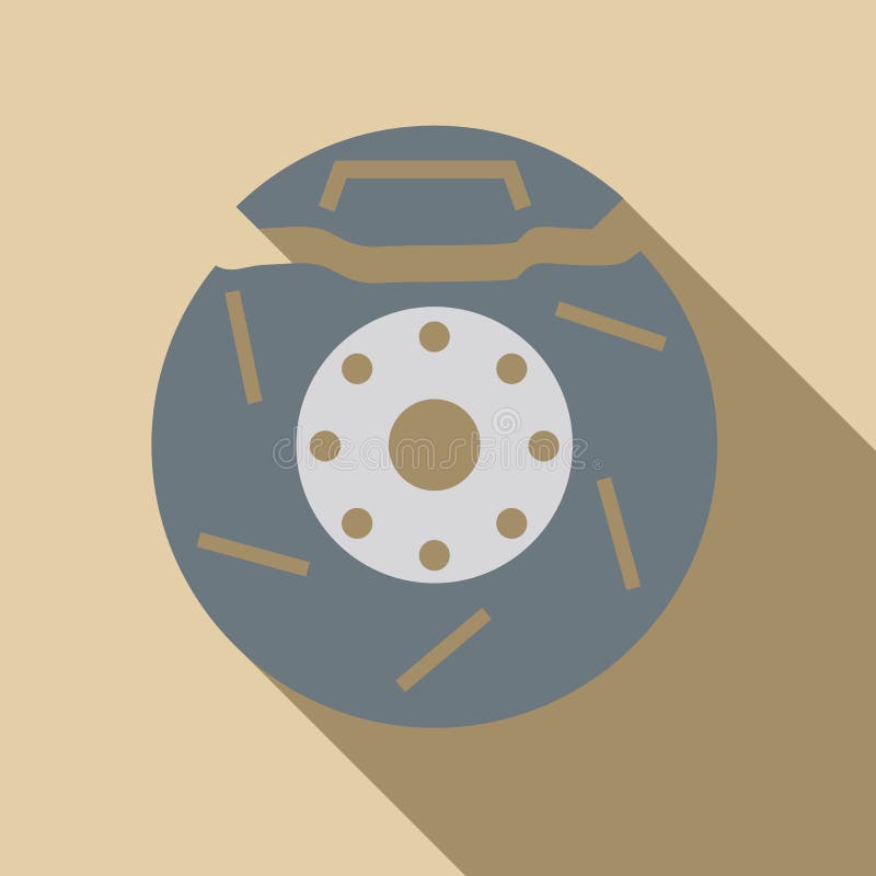 Brake Rotor Icon, Isometric 3d Style Stock Vector - Illustration of ...