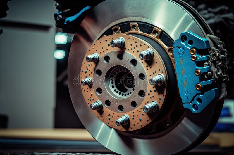 Brake Discs with Mounts and Brake Pad for Replacement in Wheels Stock ...