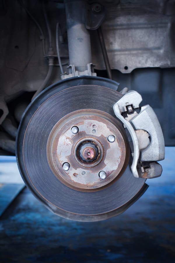 Brake disk and a wheel hub stock image. Image of wheel - 87441093