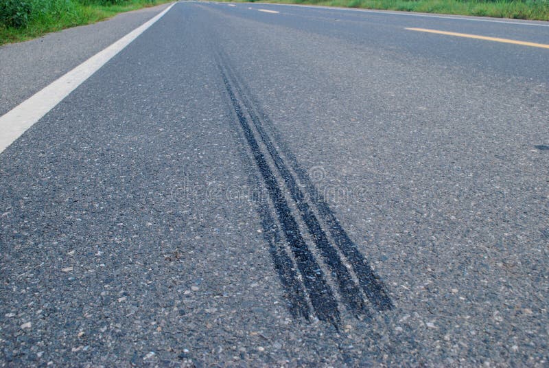 Scratched Car Road Surface. Stock Image - Image of outdoor, road: 192445515