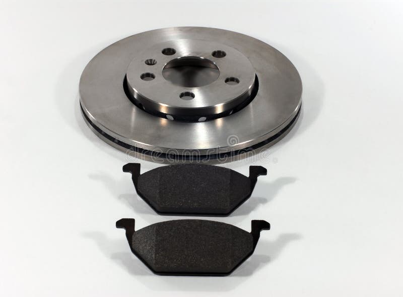 Brake pads and brake disc stock photo. Image of rigging - 58644684