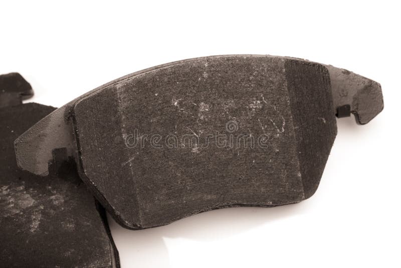 Brake Pads Car Details Isolated on White Background - Mage Stock Image ...