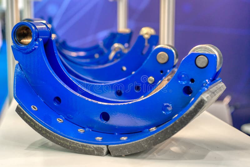 Brake pads for car wheels. stock photo. Image of technology - 144262504