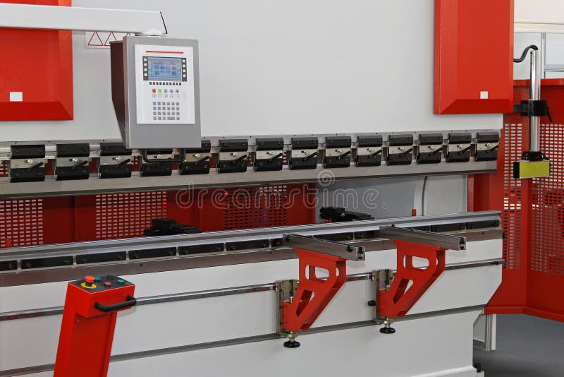 Press brake stock image. Image of bend, manufacture, forming - 30069463