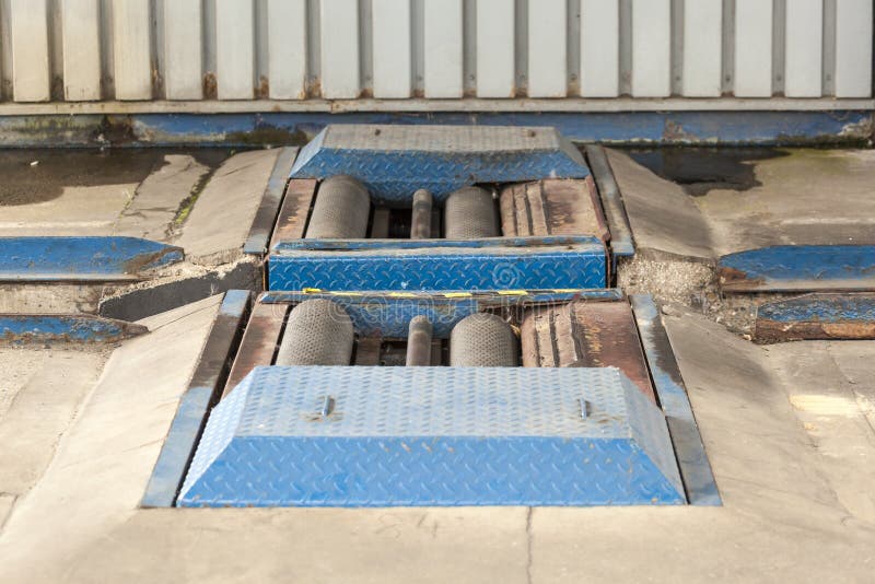 Brake Test Area Sign stock photo. Image of notice, board - 19664134