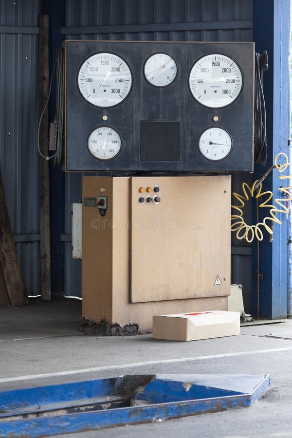 Brake test stand stock photo. Image of vehicle, security - 75011126