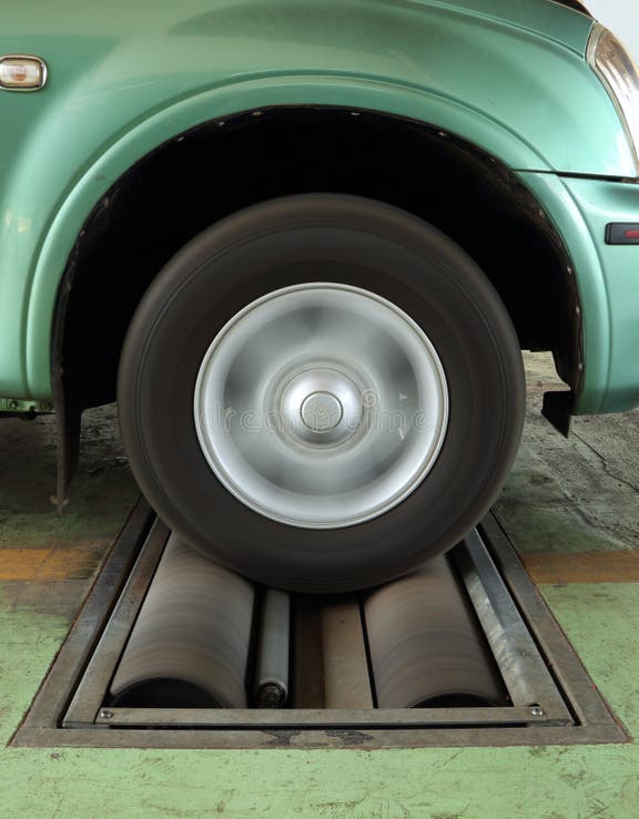 Brake Testing System of Car Stock Image - Image of road, drive: 40646571