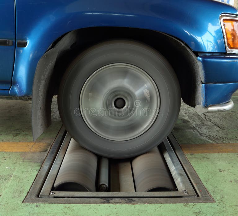 Brake Testing System of Car Stock Image - Image of rubber, auto: 40123723