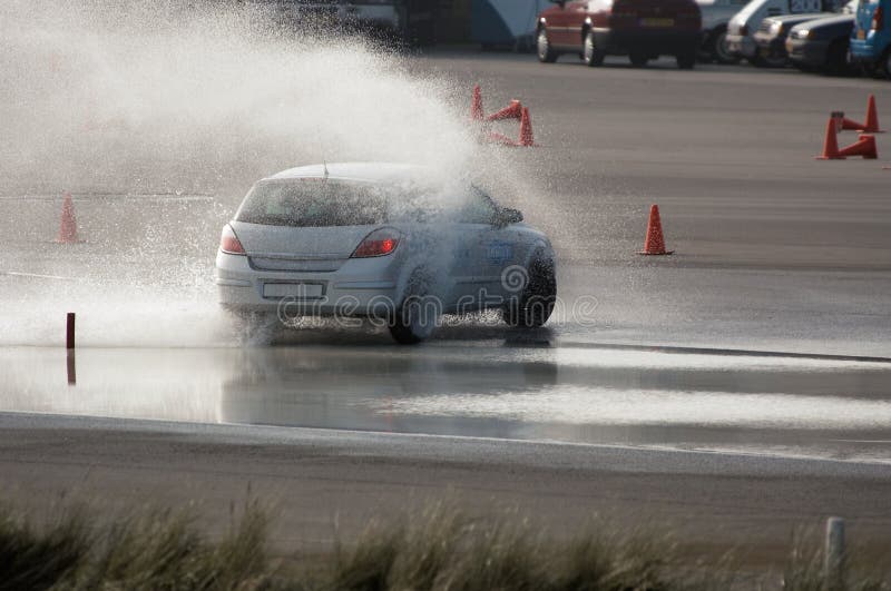 Brake training stock image. Image of fast, training, rain - 1377537
