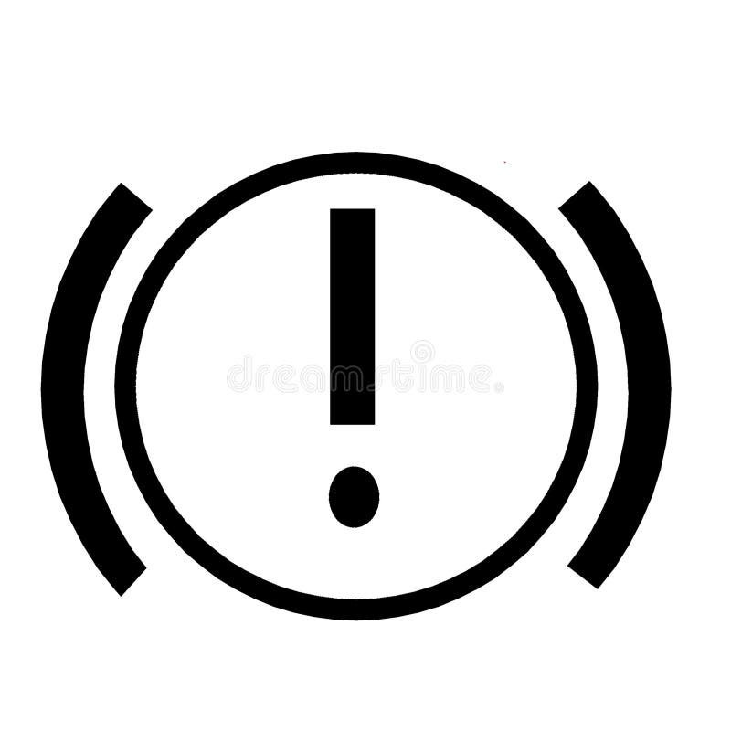 Brake Warning Light Handbrake on Light Brake System Warning Light Black ...