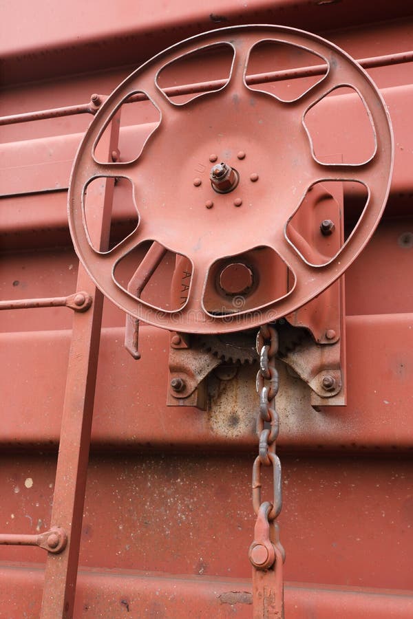 Red train caboose stock photo. Image of horizontal, transportation ...