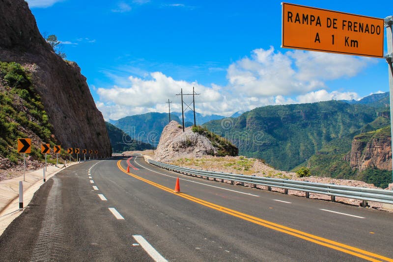 Braking ramp signaling stock photo. Image of contractors - 48047686