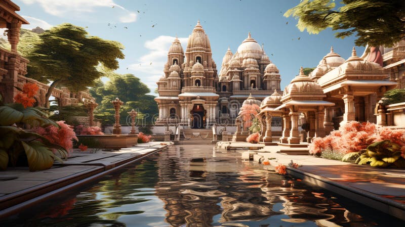 Bramheswara Temple Full View in India, Hindu Religious Temple Stock ...