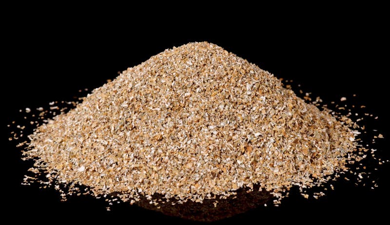 Bran on black background stock photo. Image of healthy - 28607656