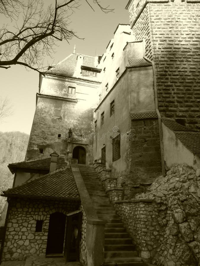 Bran castle entrance stock image. Image of ancient, dead - 34824073