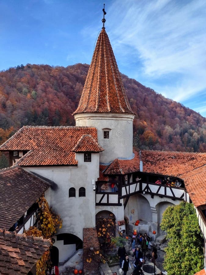 Bran Castle. Castelul Bran stock image. Image of transylvania - 273222821