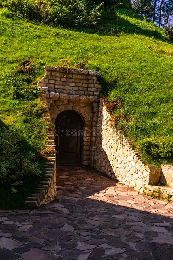 Secret Door To the Magic Garden Stock Image - Image of lattice ...