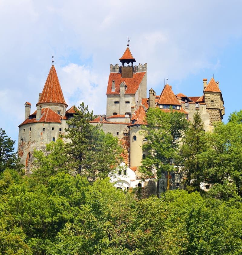 Bran Castle stock image. Image of romania, towers, ancient - 5121555
