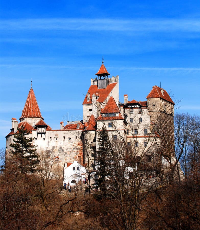 Bran Castle, Romania stock image. Image of romania, roofs - 5167153