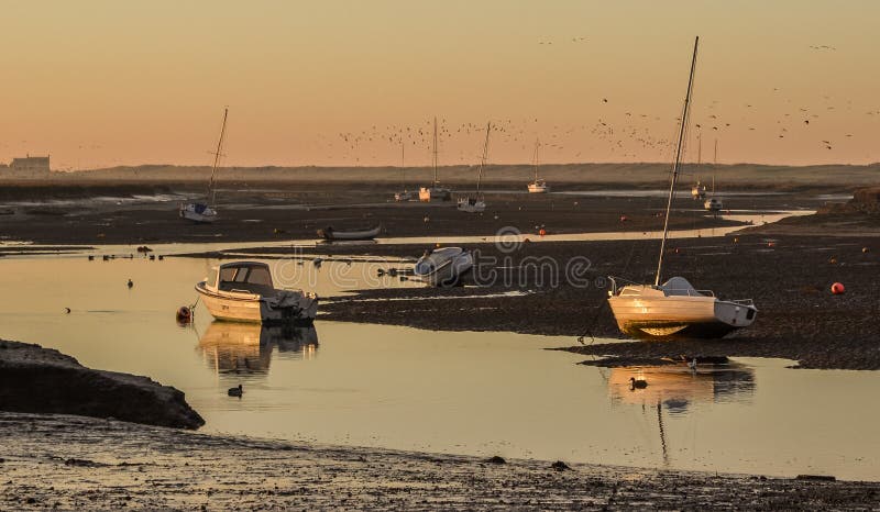 Brancaster Staithe stock image. Image of summer, natural - 38510763