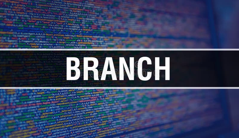 Branch With Binary Code Digital Technology Background Abstract Background With Program Code And 5064