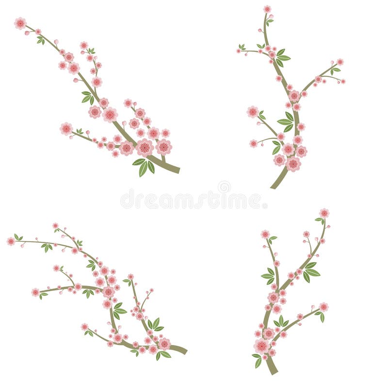 Branch design set stock illustration. Illustration of decorative - 11827102