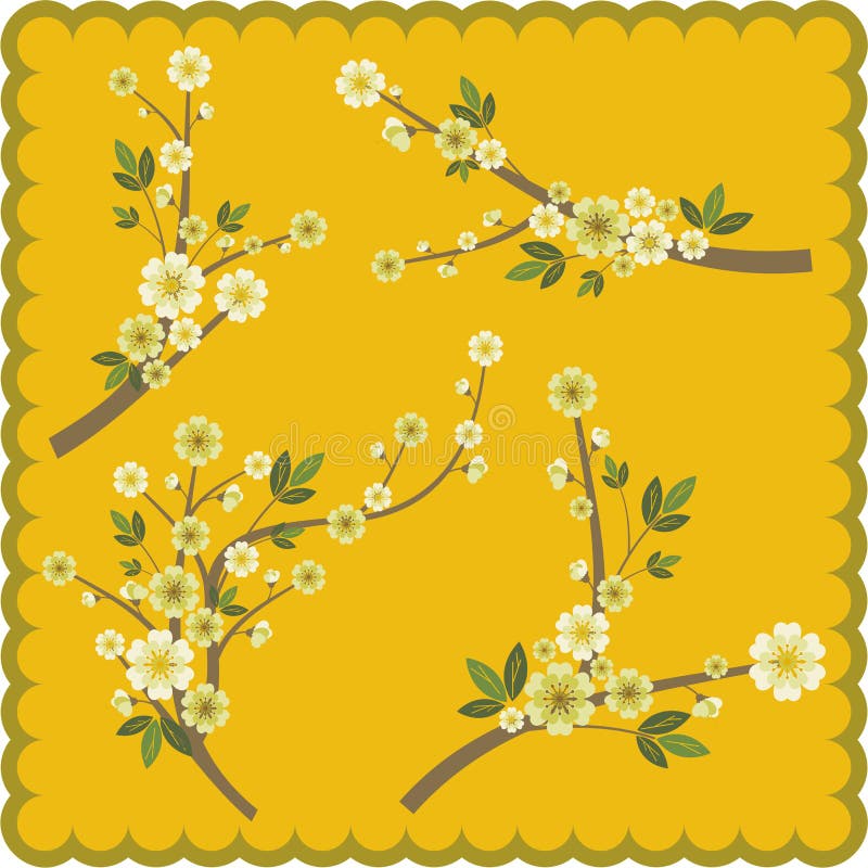 Branch design set stock illustration. Illustration of decorative - 11827102