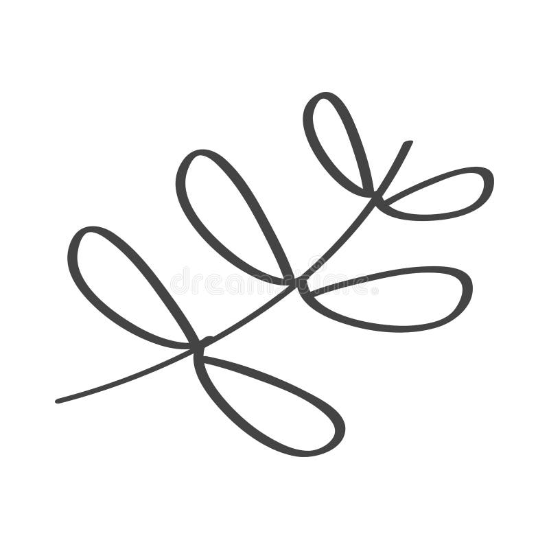 Branch leaves icon stock vector. Illustration of summer - 232981714