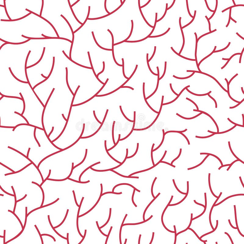 Branch Lines. Seamless Pattern Stock Vector - Illustration of ...