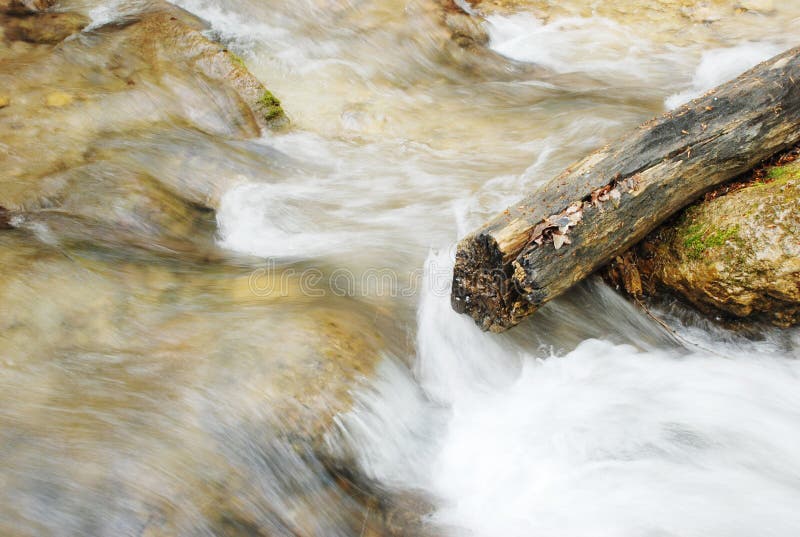 Branch in mountain river stock image. Image of fluid - 10588057