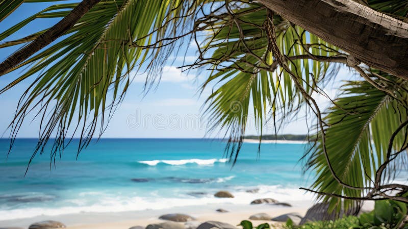 Branch palm tree branches stock illustration. Illustration of palm ...