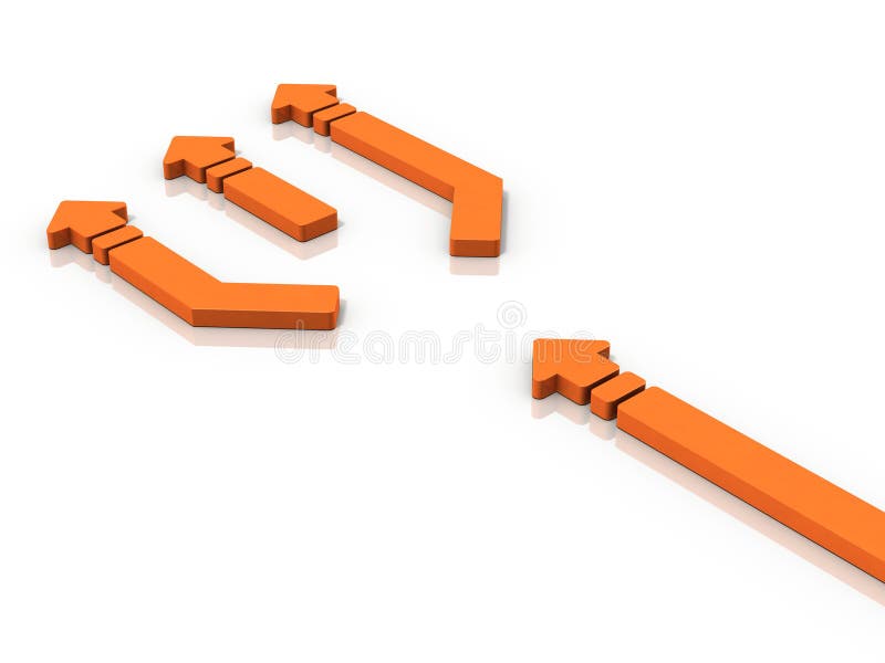 A Branch Point Divided into Two. that Arrow is an Abstract Represents ...