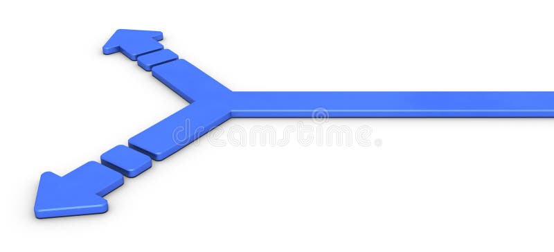 A Branch Point Divided into Two. that Arrow is an Abstract Represents ...