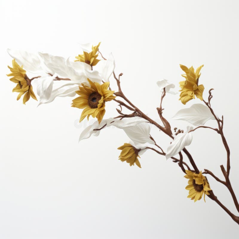 Sunflower Branch: Paper Sculpture Inspired by Kanye West and ...