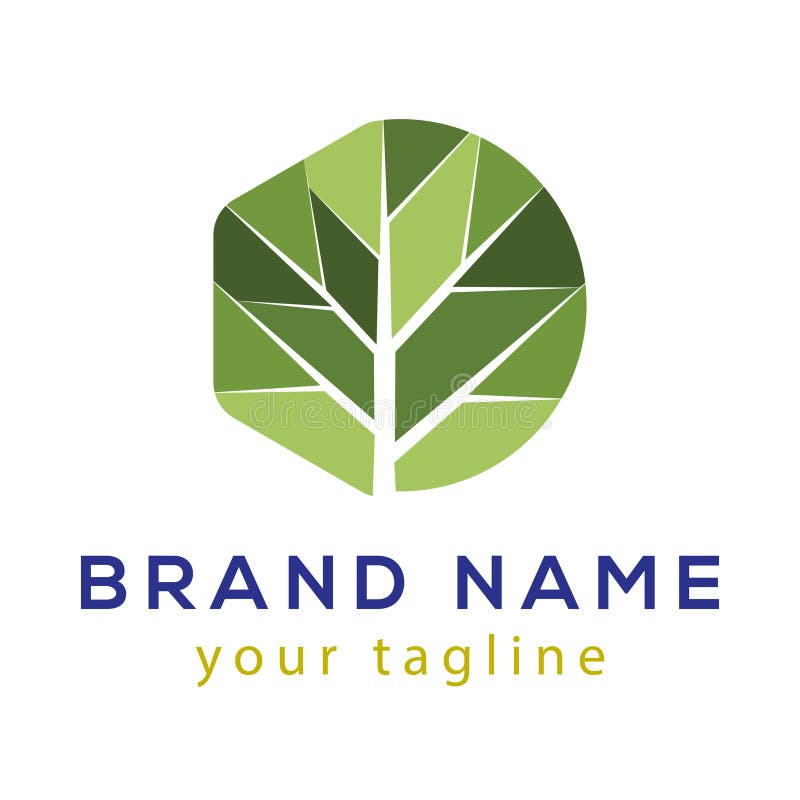 Branches Abstract Leaf Logo Vector Element. Branches Logo Template ...