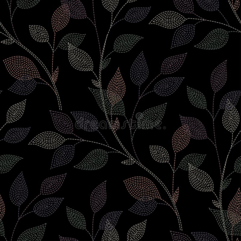 Palm branches pattern stock vector. Illustration of palm - 71984361