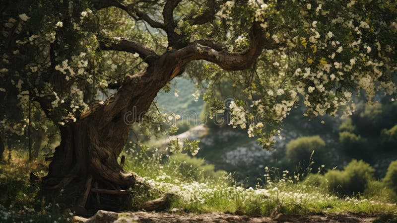 Branches cork tree stock illustration. Illustration of generated ...