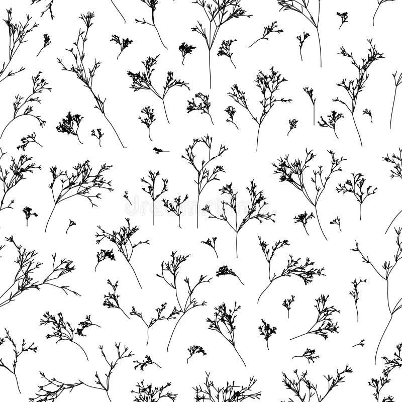 Branches seamless pattern stock vector. Illustration of foliage - 42007998