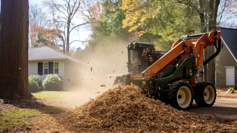 Branches tree clean up stock illustration. Illustration of recycle ...