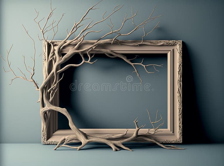 Branches Tree Roots Frame Stock Illustrations – 488 Branches Tree Roots ...