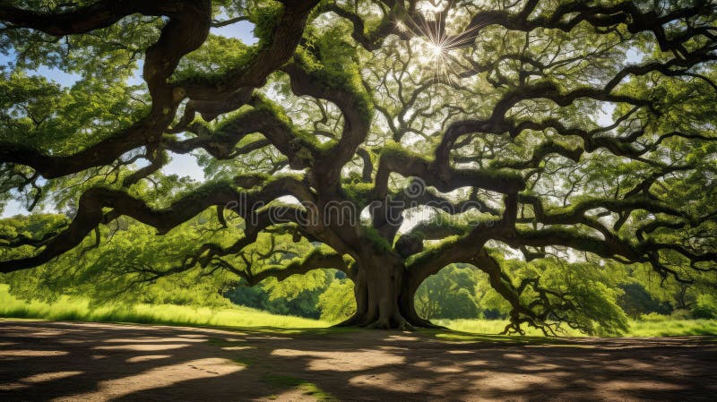 Branches trees overhead stock photo. Image of surrounding - 372578006