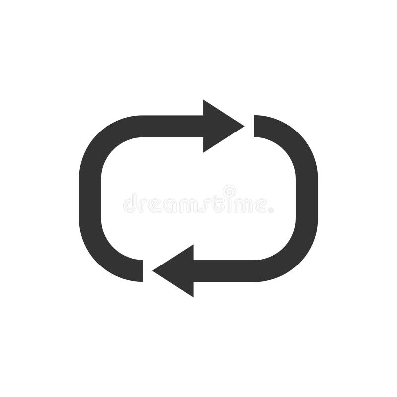 Branching Arrow Flat Vector Icon Isolated on White. Stock Vector ...