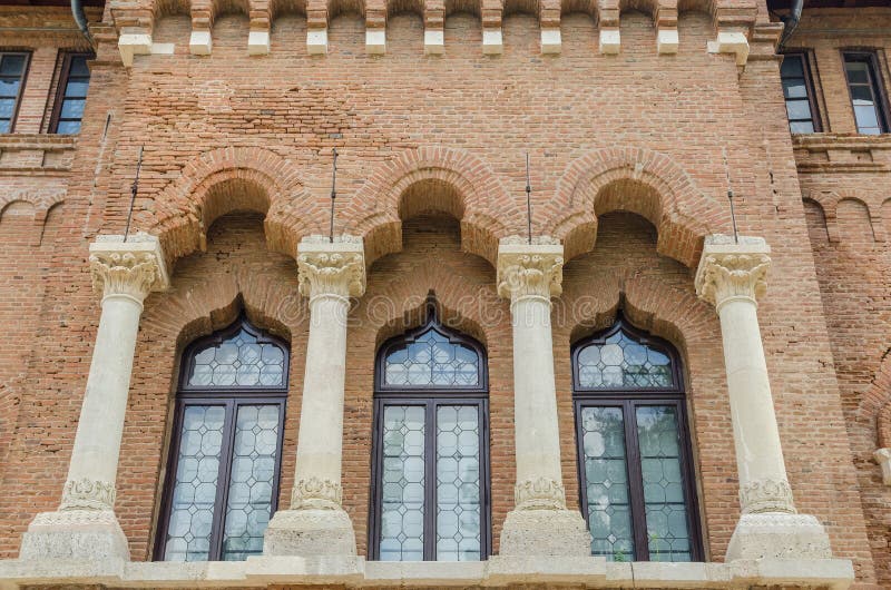 Brancovenesc Style Columns stock image. Image of architecture - 32240291