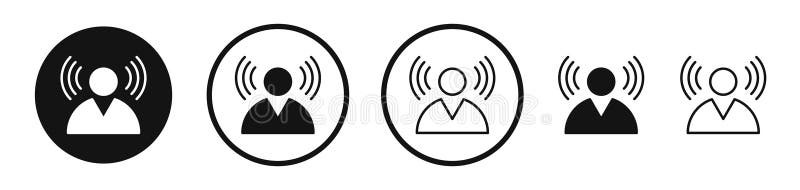 Brand Awareness Icon Isolated on White Background Stock Vector ...