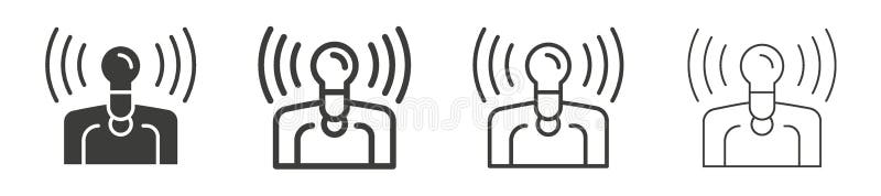 Brand Awareness Icon Vector Set on White Background Stock Vector ...