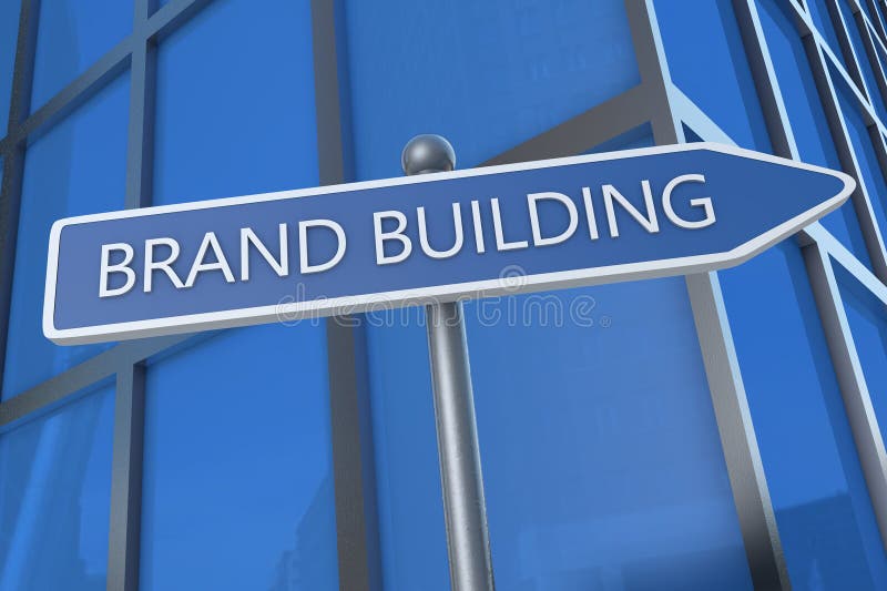 Brand Building stock illustration. Illustration of concept - 50146107