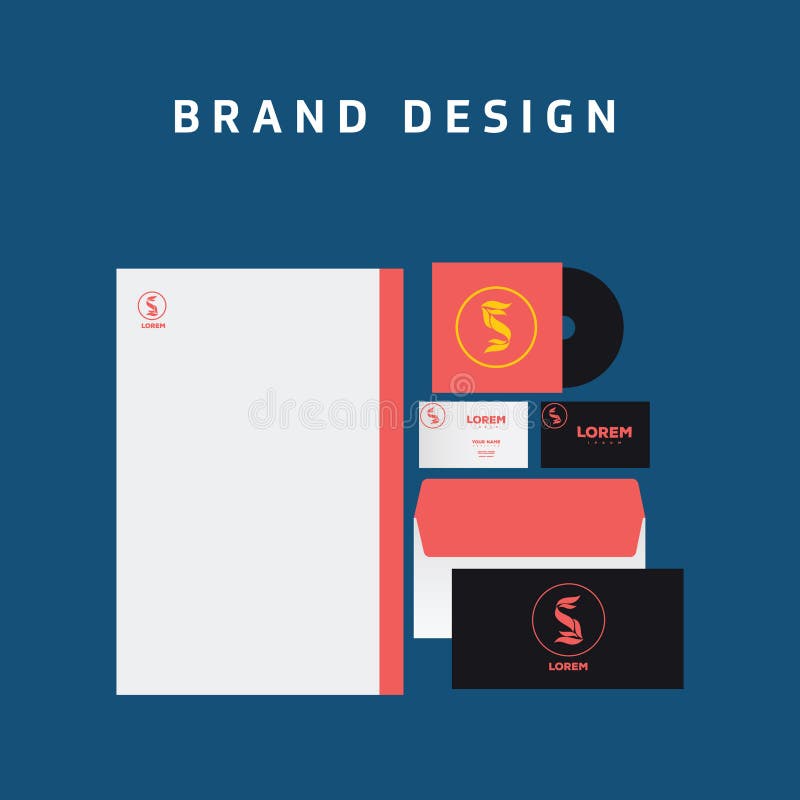 Brand Design. Vector Illustration Decorative Design Stock Illustration ...